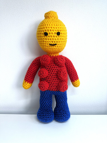 Lego Man - Written Crochet Pattern | Teenie Crochets