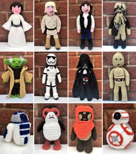 12 Star Wars Patterns - Written Crochet Patterns | Teenie Crochets