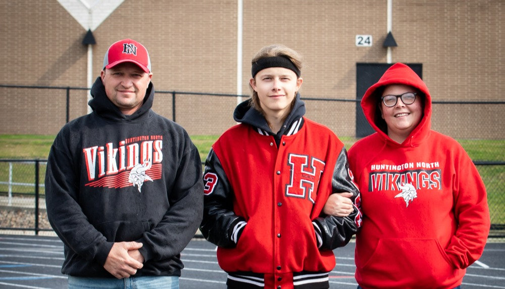 Huntington North Track Senior Night