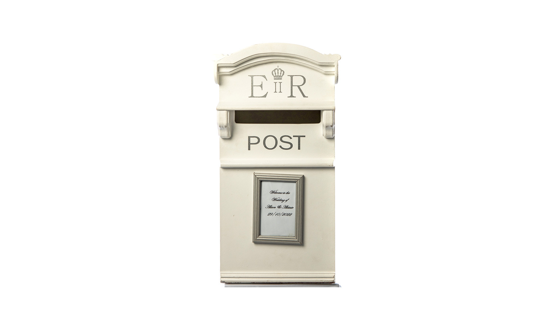White Post Box | C&J Weddings