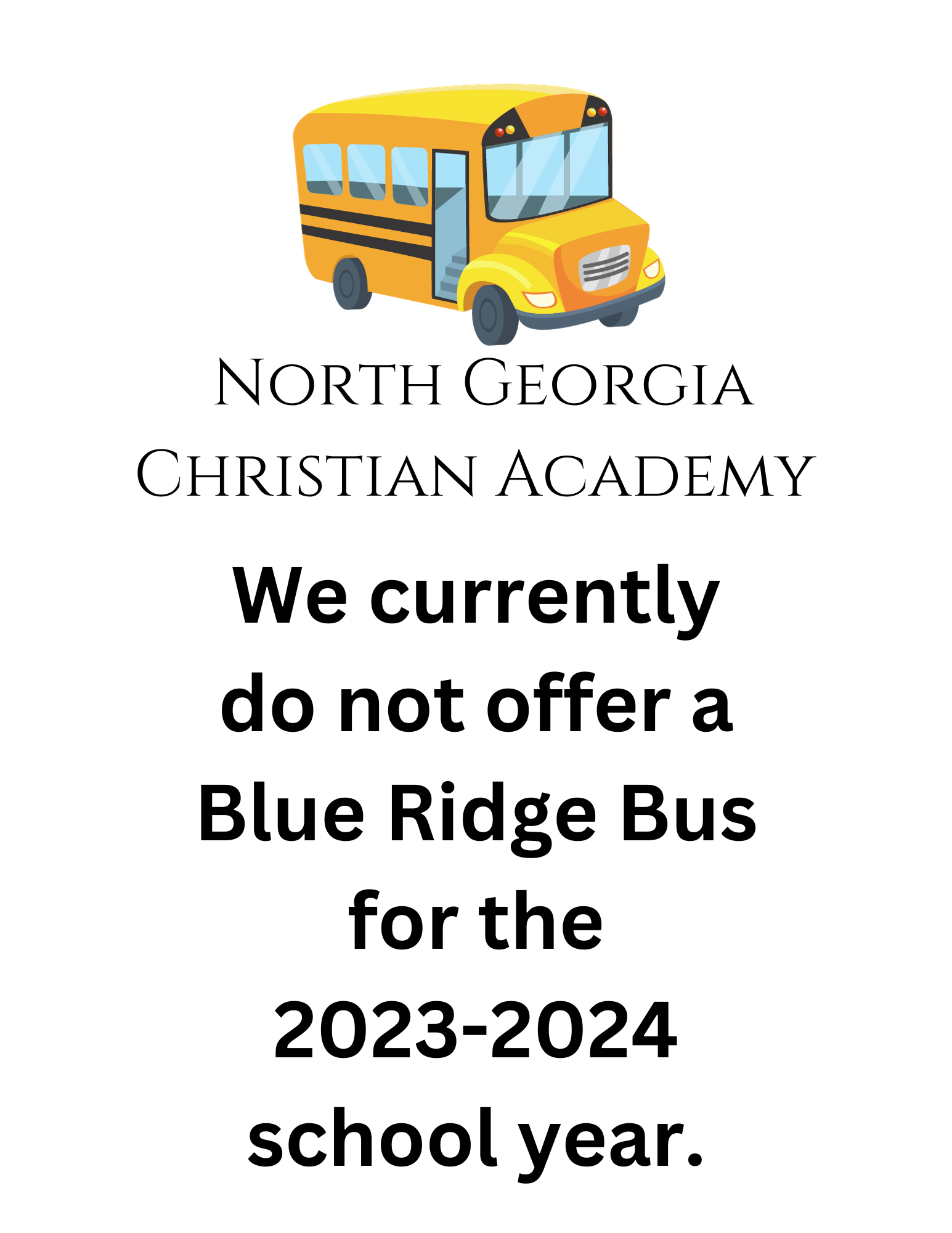 Parent Information | North Georgia Christain Academy
