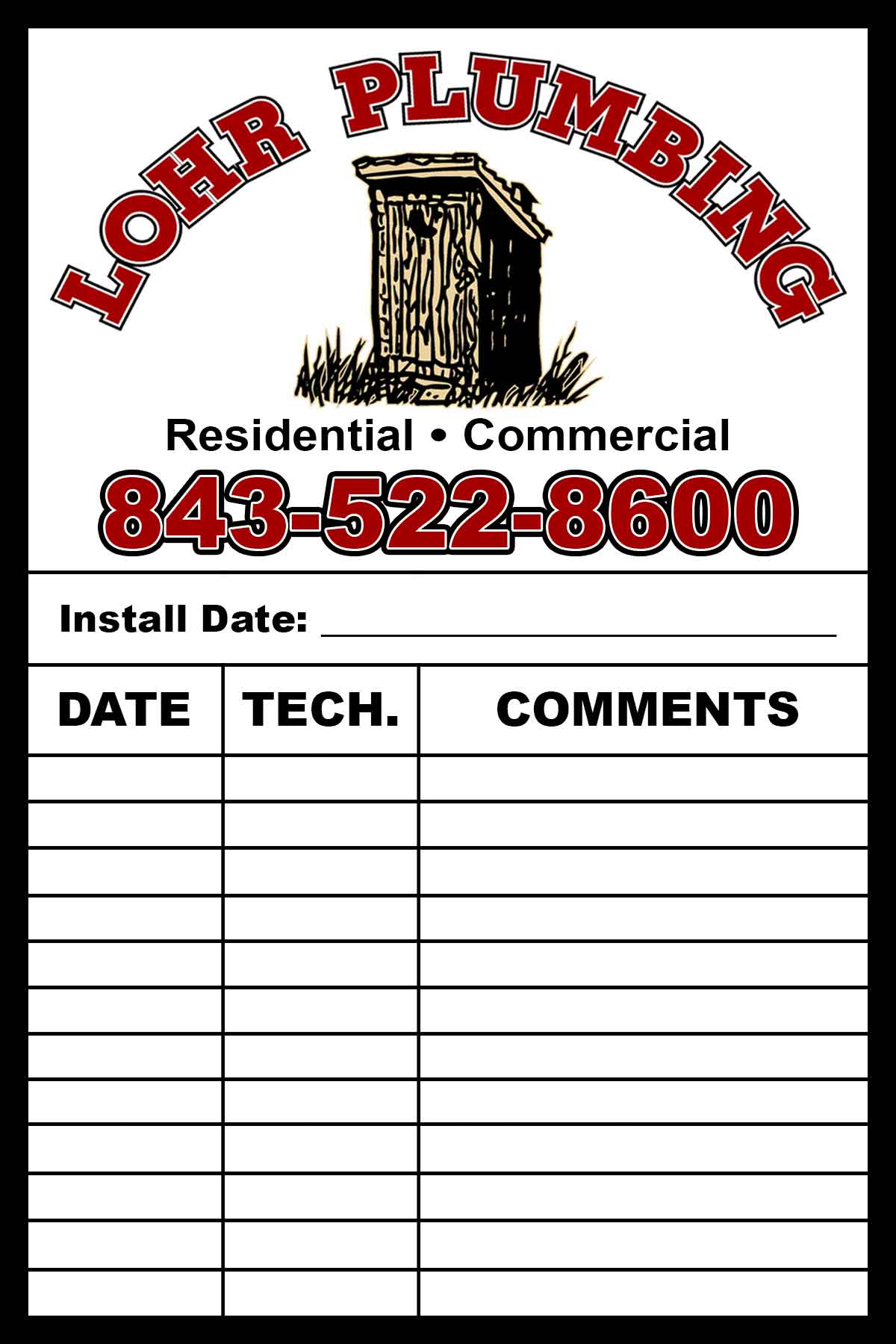 Plumbing & Electrical Labels | Bomack Media