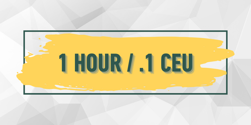 1 Hour / .1 CEU | Successful Solutions