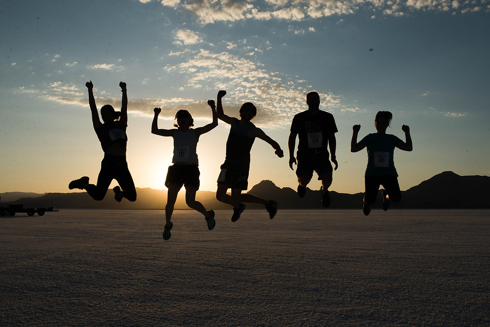 What is it like running on the Salt Flats at night? Dusk to Dawn Relay ...