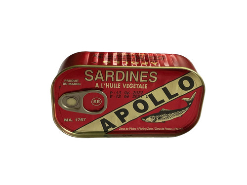 Apollo Sardines in Sunflower Oil 125g | Foodazon