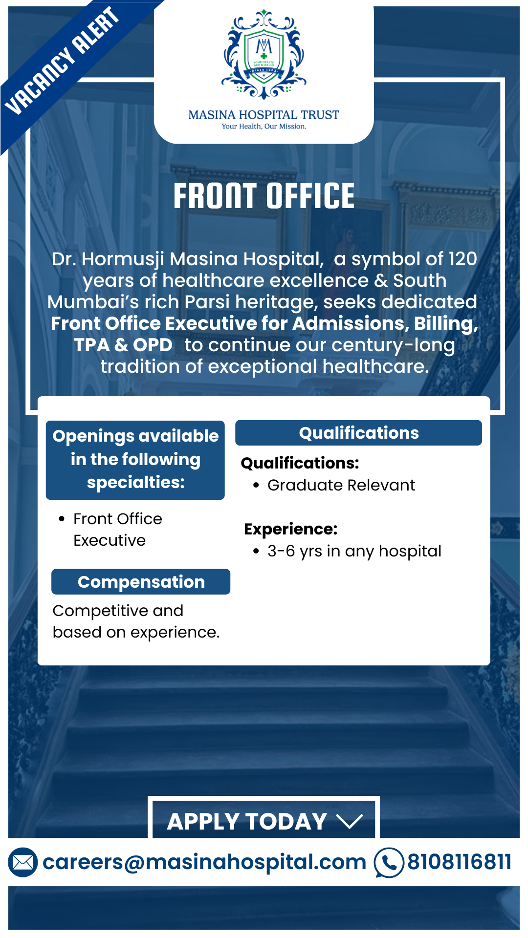 FRONT OFFICE | Masina Hospital