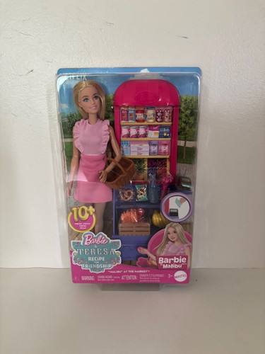 Mattel Barbie Malibu at the Market Doll Set JCT05 UPC #194735275496 ...