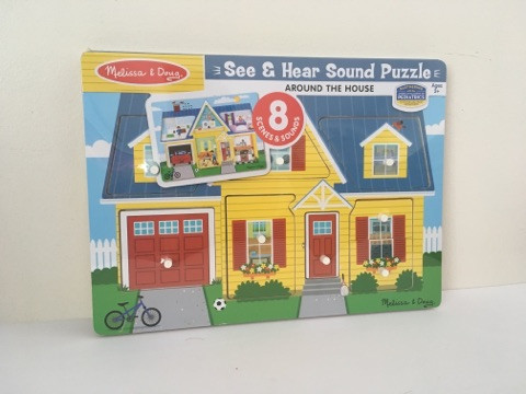 See & Hear Sound Puzzle - Around the House | Hobby House Toys