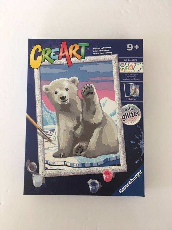 Ravensburger CreArt Painting by Numbers -Bear | Hobby House Toys