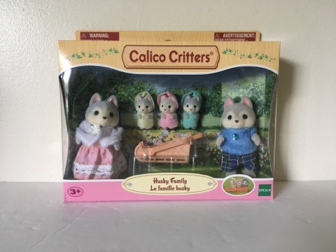 Epoch Calico Critters Husky Family Set UPC #020373219762 | Hobby House Toys