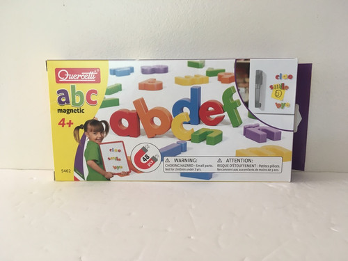 Quercetti abc Magnetic Letters UPC #8007905054628 | Hobby House Toys