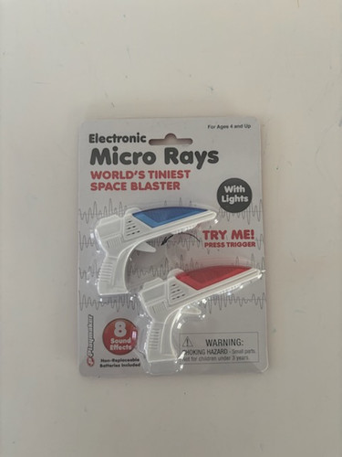 Electronic Micro Rays World's Tiniest Space Blaster UPC #083176106837 ...