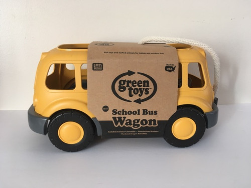 Green Toys School Bus Wagon UPC #816409015671 | Hobby House Toys