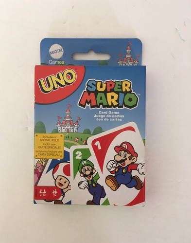 UNO Super Mario Card Game UPC #887961331240 | Hobby House Toys