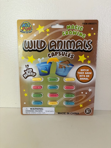 US Toy Magic Growing Wild Animals Capsules UPC #049392298435 | Hobby ...