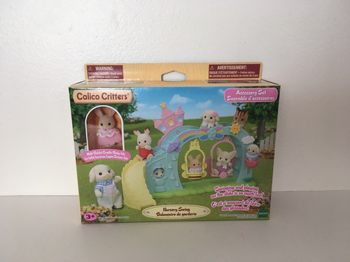 Epoch Calico Critters Nursery Swing UPC #020373221680 | Hobby House Toys