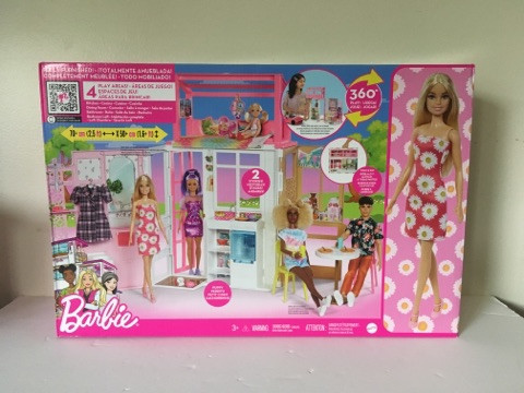Mattel Barbie Doll & Play House Set | Hobby House Toys
