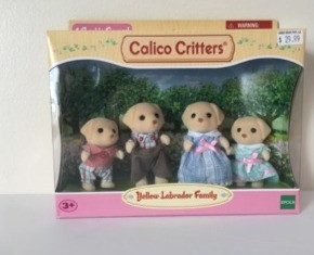 Calico Critters Yellow Labrador Family | Hobby House Toys
