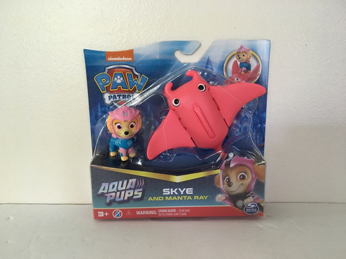 SpinMaster Nickelodeon Paw patrol Aqua Pups Skye and Manta Ray | Hobby ...