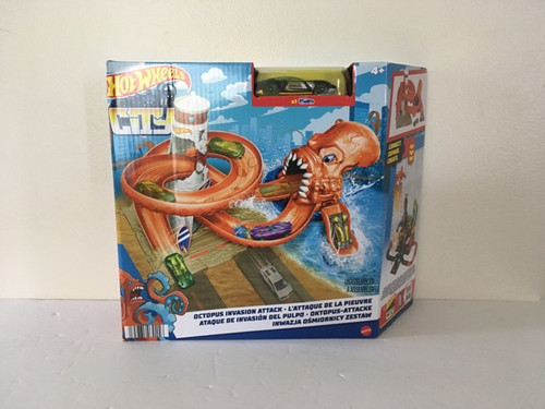 Mattel Hot Wheels Octopus Invasion Attack Set UPC #194735030156 | Hobby ...