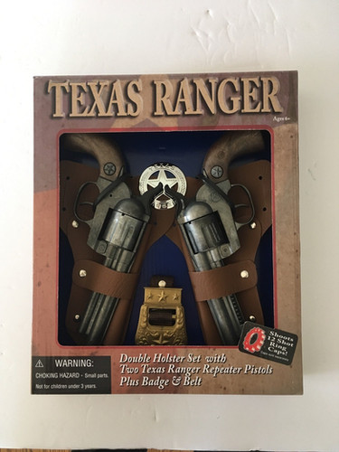 Parris Texas Ranger Double Holster Set UPC #047379046185 | Hobby House Toys