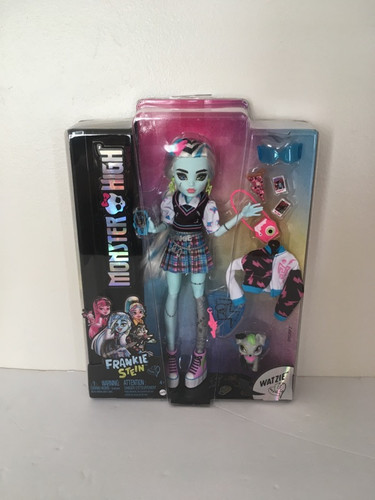 Mattel Monster High FrankieStein Doll - Whatzie HHK53 UPC #194735069781 ...