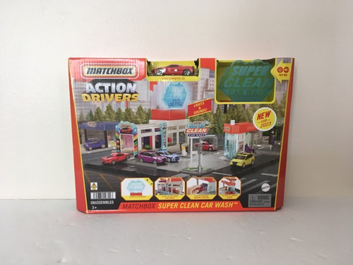 Mattel MatchBox Action Drivers Super Clean Car Wash Set UPC ...