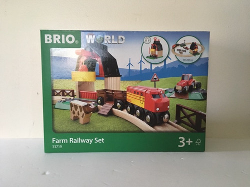 Brio Farm Railway Set #33719 UPC #7312350337198 | Hobby House Toys