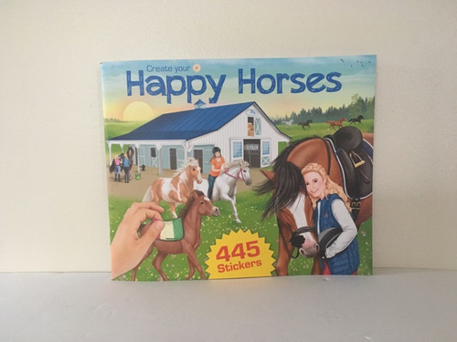 Schylling Happy Horses Sticker Book UPC #4010070240578 | Hobby House Toys