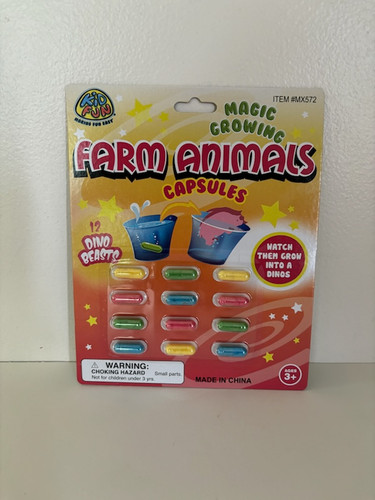 US Toy Magic Growing Farm Animals Capsules UPC #049392298442 | Hobby ...