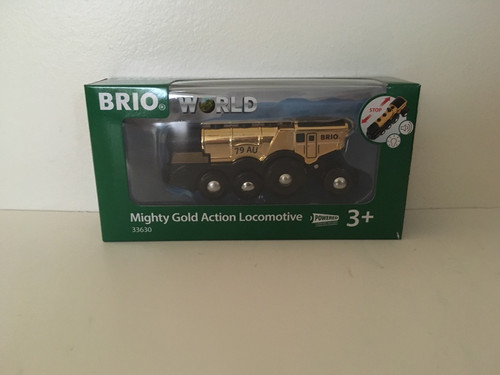 Brio Mighty Gold Action Locomotive 33630 UPC #7312350336306 | Hobby ...