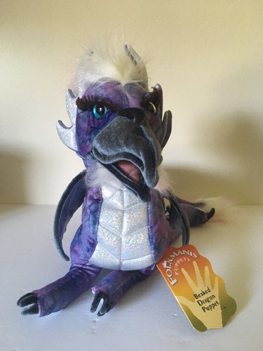 Folkmanis Beaked Dragon Puppet UPC #638348031747 | Hobby House Toys