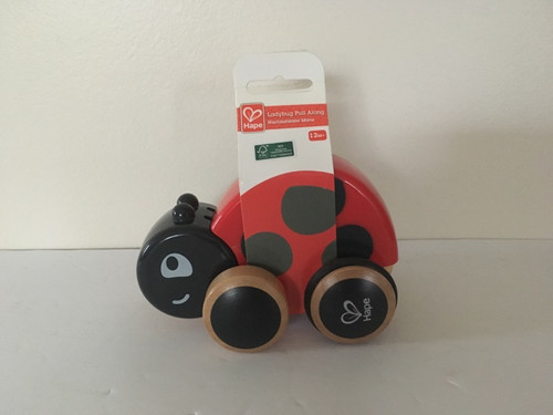 Hape Ladybug Pull Along UPC #6943478025073 | Hobby House Toys