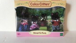 Calico Critters Midnight Cat Family CC1939 UPC #020373219397 | Hobby ...