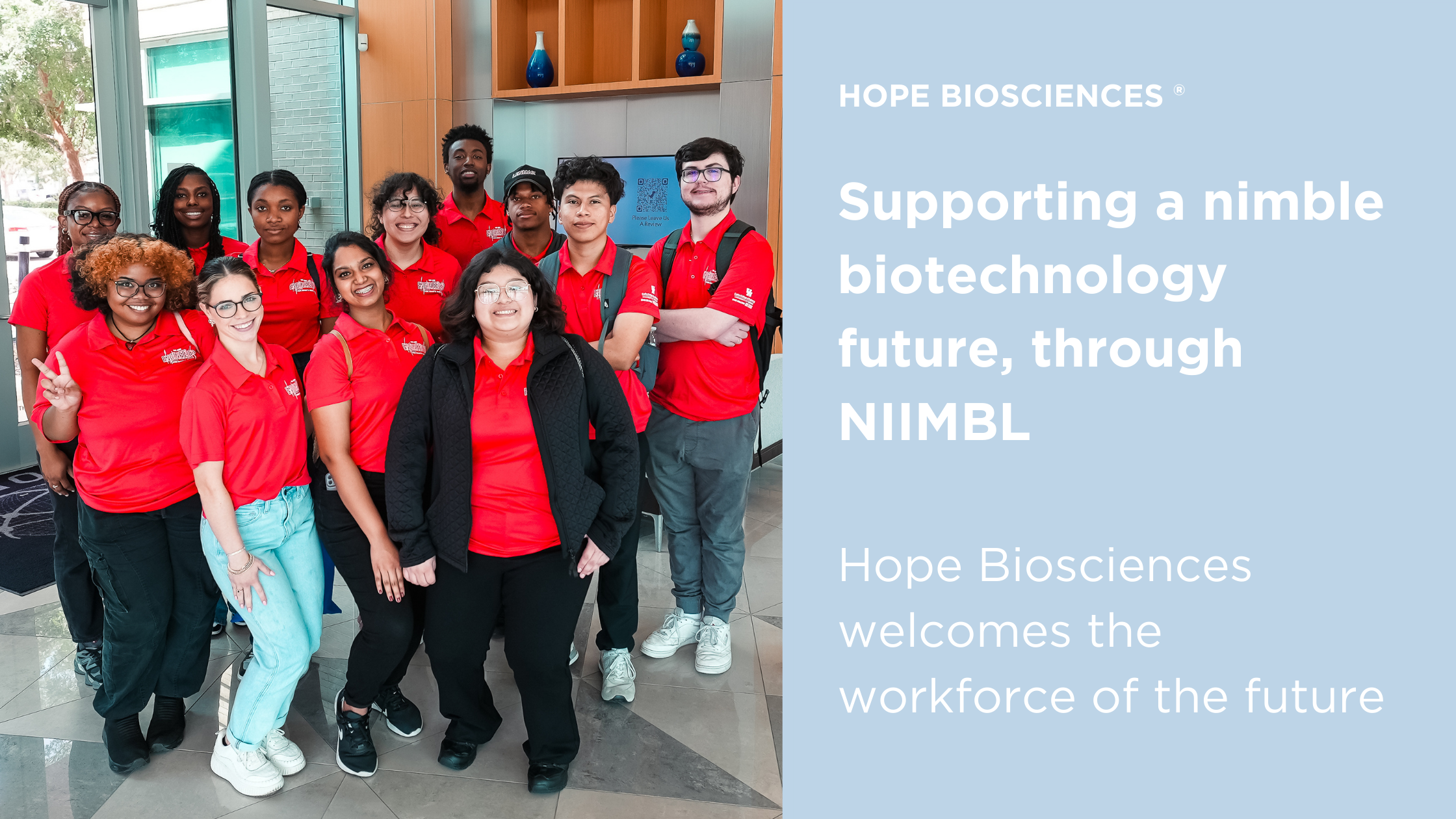 Supporting a nimble biotechnology future, through NIIMBL
