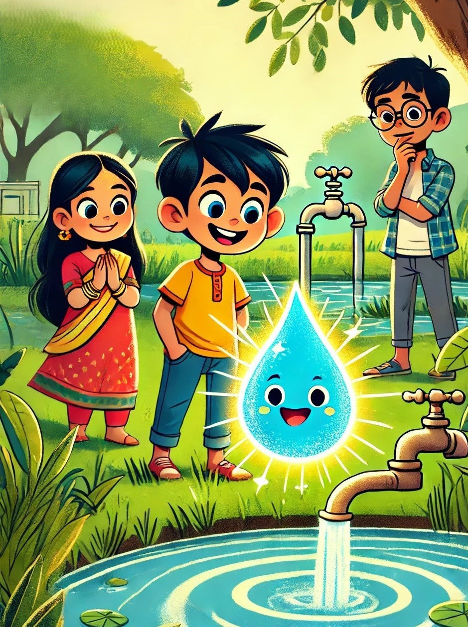 The Magic Water Drop - Shorty story by Cherry Tales
