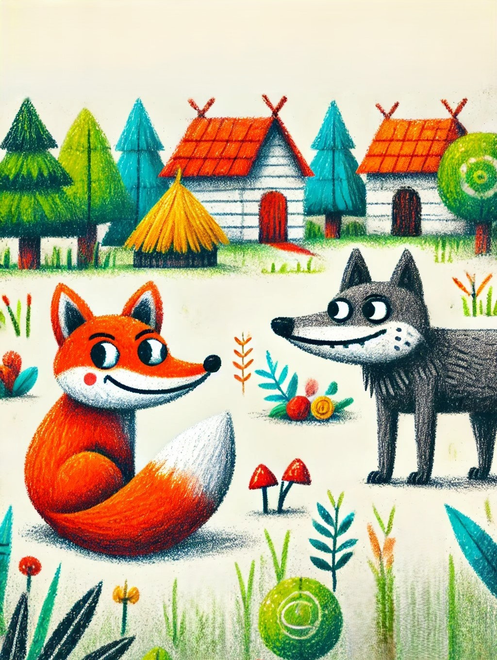 The Clever Fox - Shorty story by Cherry Tales