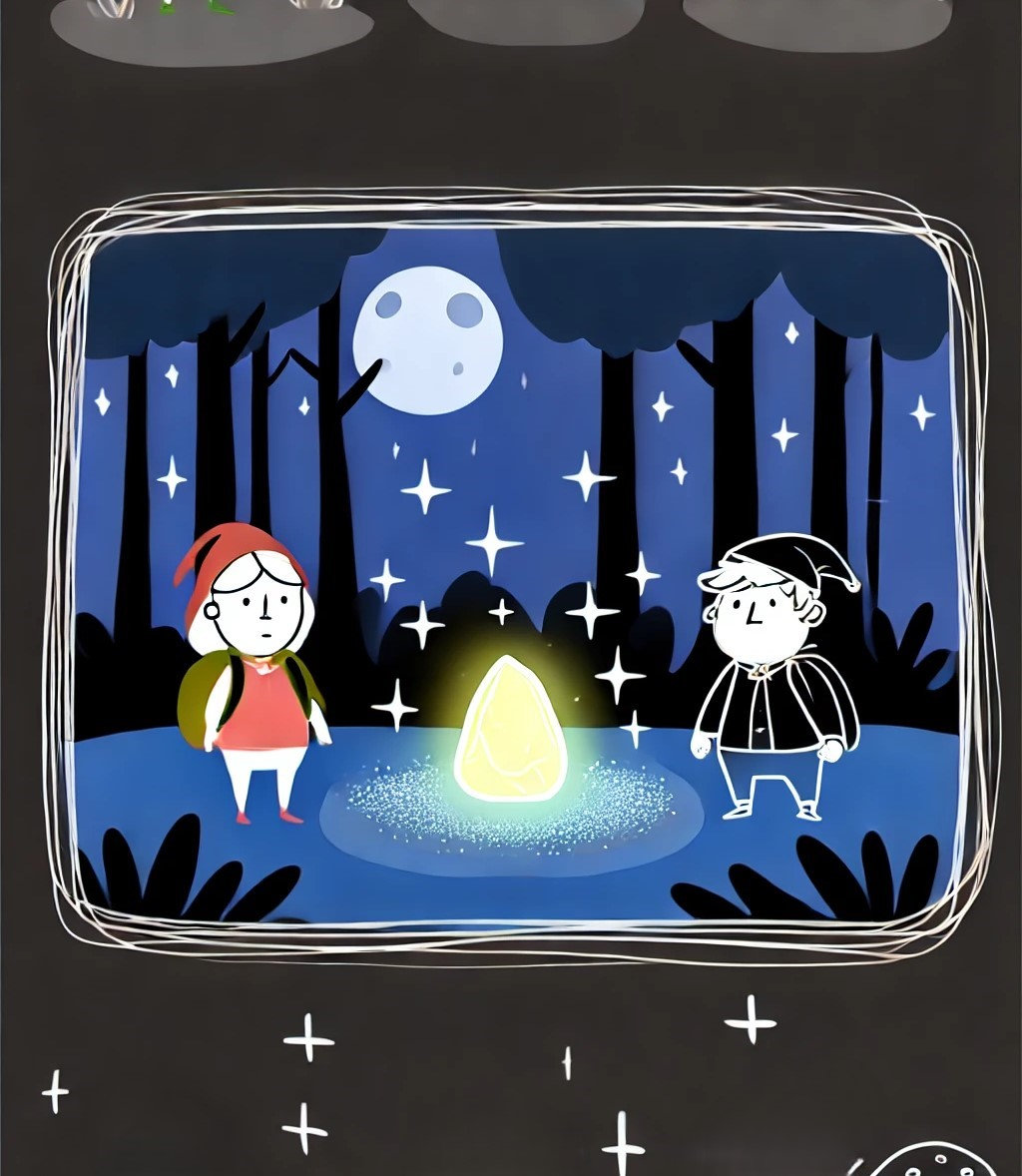 The Secret of the Moonstone - Shorty story by Cherry Tales