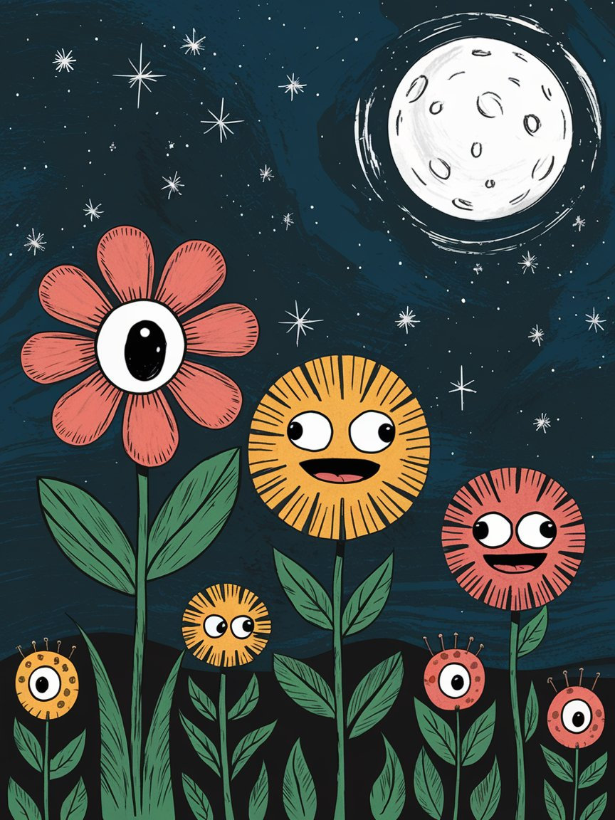 The Night Garden - Shorty story by Cherry Tales