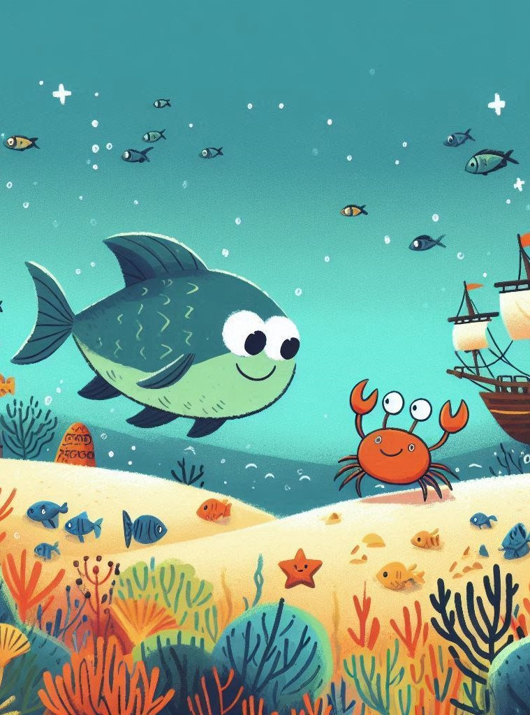 The Friendly Fish - Shorty story by Cherry Tales