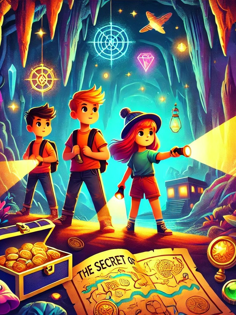 The Secret of the Hidden Cave - Shorty story by Cherry Tales