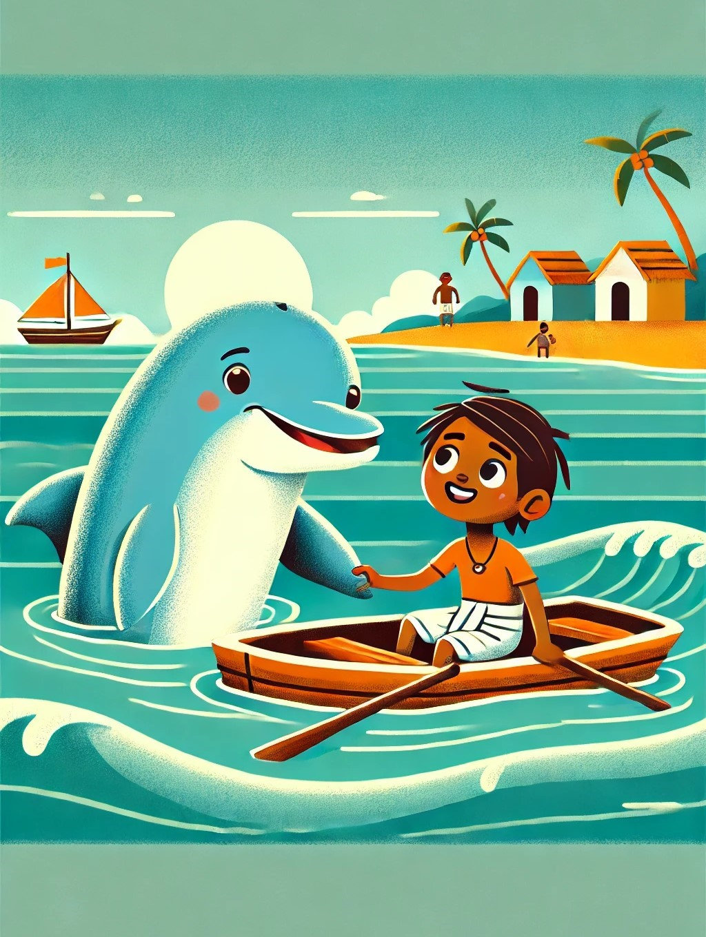 The Friendly Dolphin - Shorty story by Cherry Tales