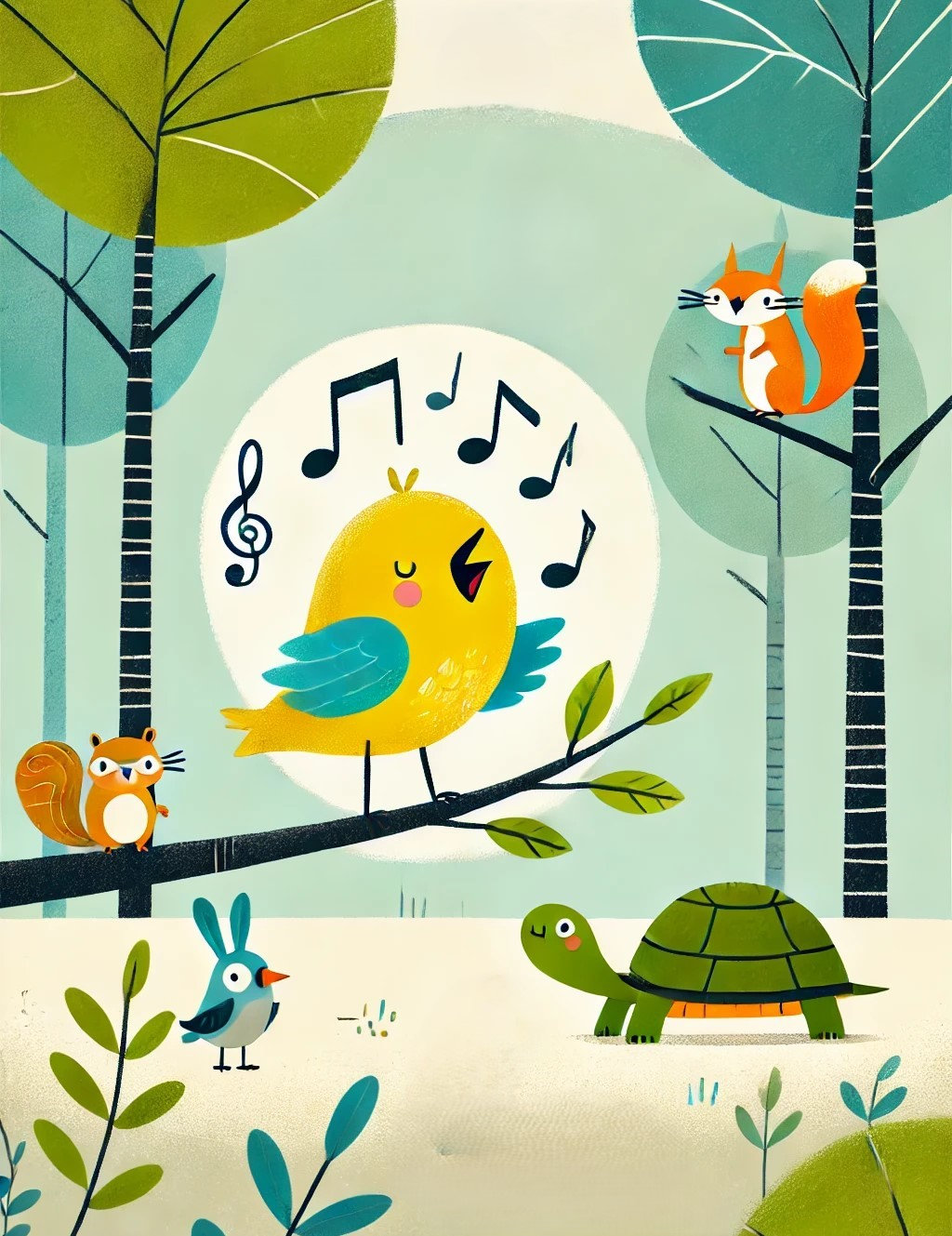 The Singing Bird - Shorty story by Cherry Tales