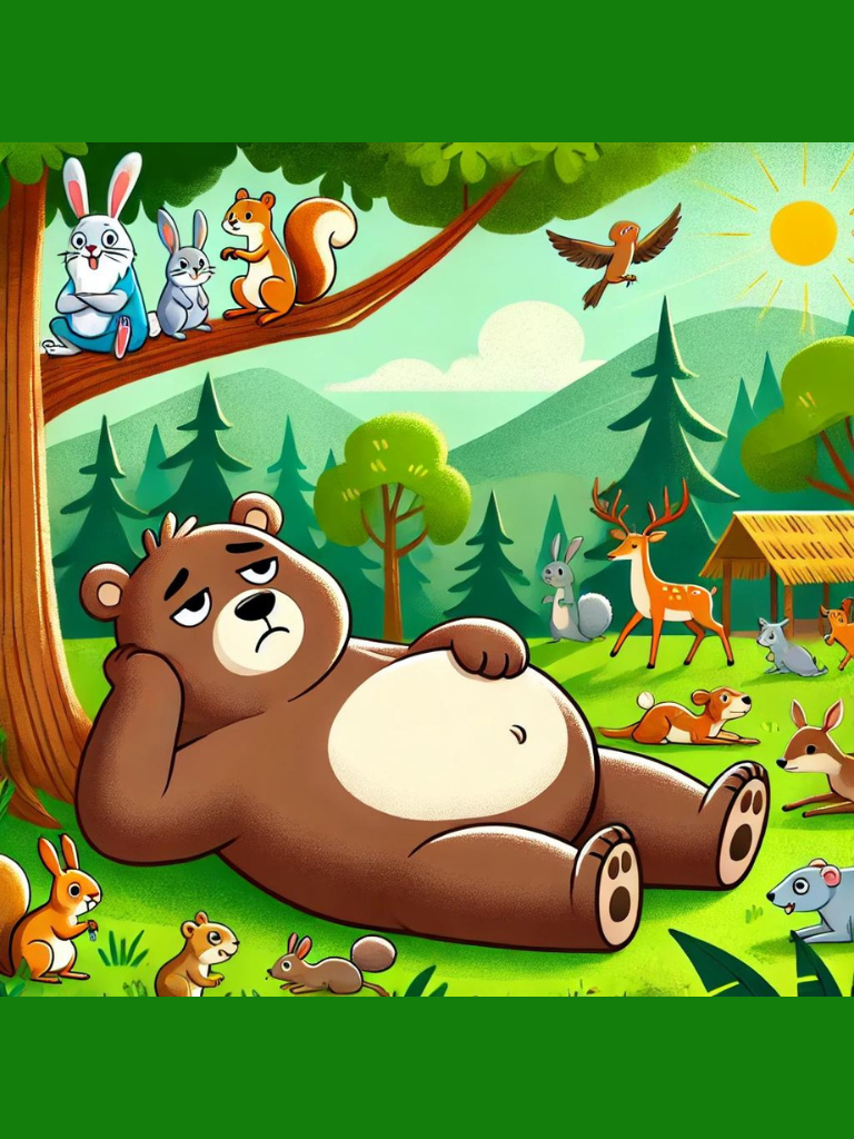The Lazy Bear - Shorty story by Cherry Tales