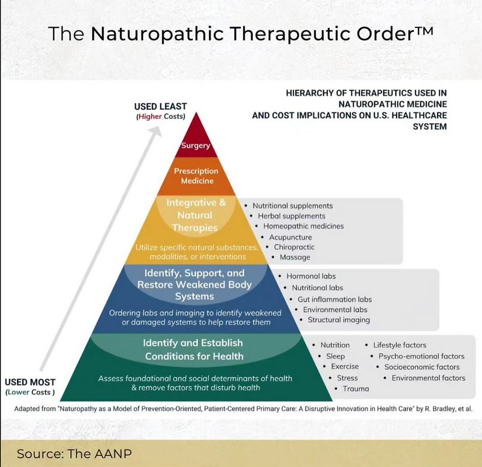 Naturopathic Therapeutic Order