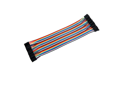 4 inch F/F jumper wires 40 pcs | Just4Fun Electronics