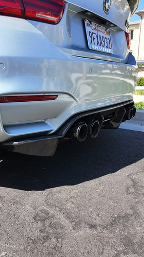 PSM-Style Carbon Fiber Rear Diffuser - BMW F80 M3 & F82/F83 M4 | MODIFIED M