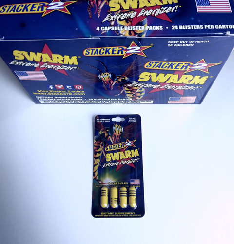 Stacker 2 Swarm Extreme Energizer 4 Capsule Pack x 1 | Greenglassninja.com