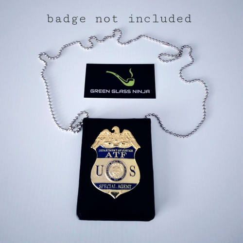 Badge Holder with Slit Neck Chain Credentials | Greenglassninja.com