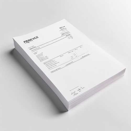 Premium White Invoice Paper | Continuous Computer